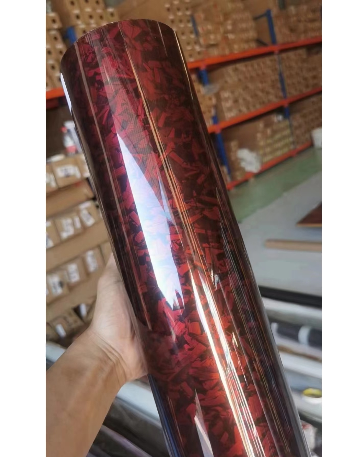 Car Wrap Colors – Wholesale Glossy Red PVC Vinyl Foil