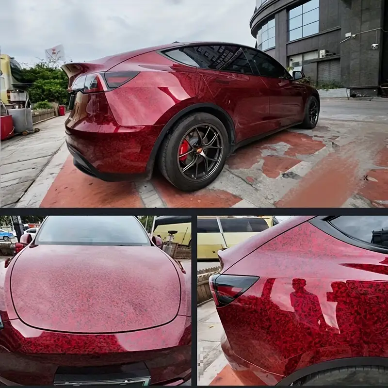 Car Wrap Colors – Wholesale Glossy Red PVC Vinyl Foil